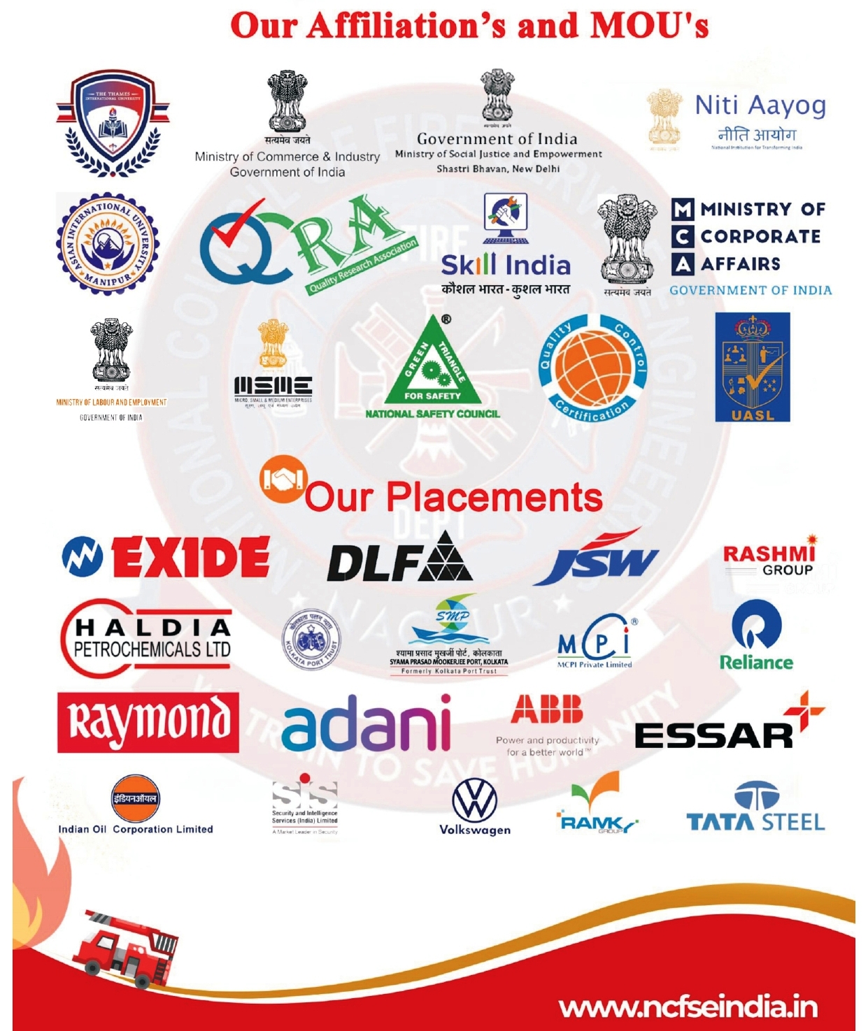 National Council of Fire Service Engineering – We Train To Save Humanity